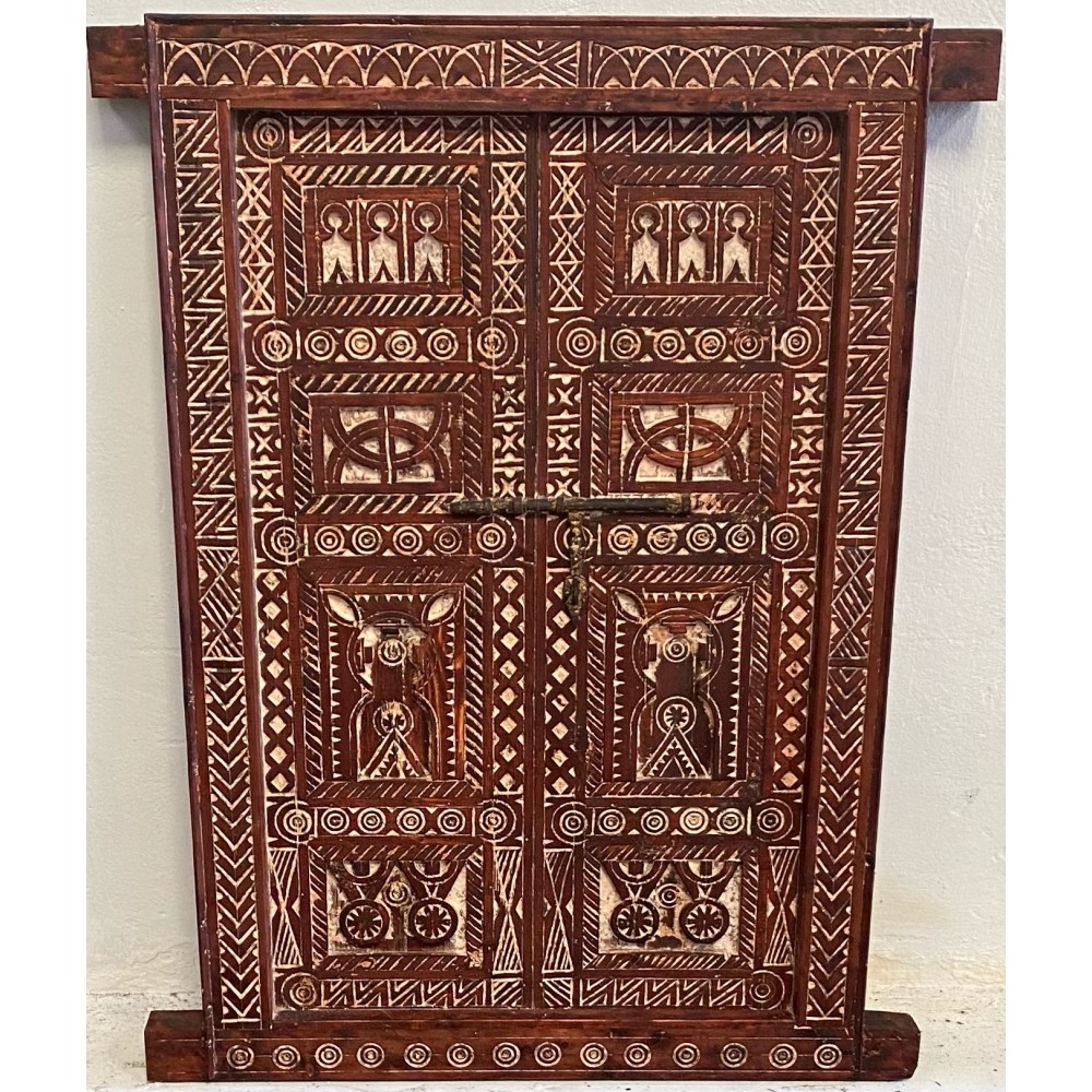FENÊTRES EN BOIS ARABE MAROCAINE ARTISANALES 120/80